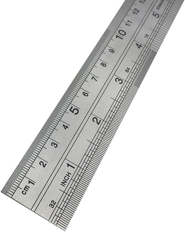 Yakamoz 3pcs Precision Stainless Steel Measuring Rulers, 15cm (6 Inch ...