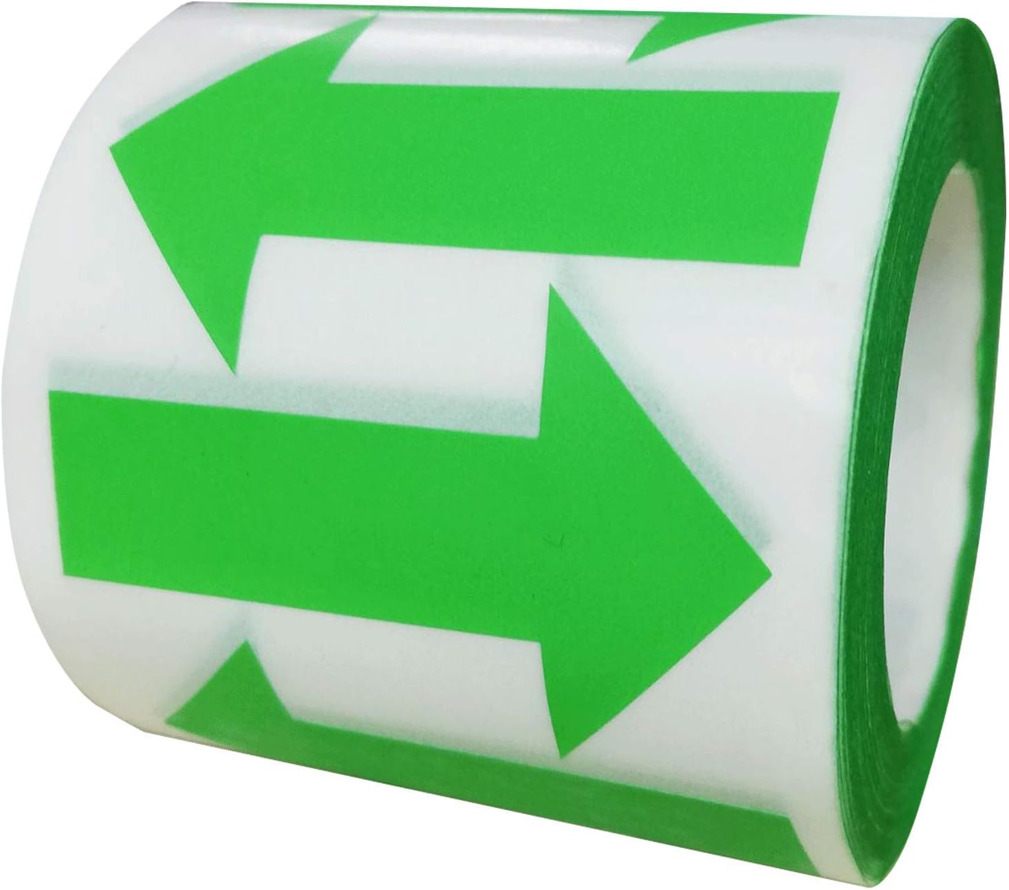 Amazon.com : Fluorescent Green Arrow Stickers 2 x 1 1/4 Inches - Color ...