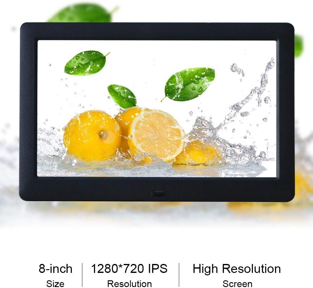 Digital Picture Frame 8 Inch Electronic Photo Frame & 1280 x 720 High ...