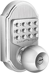 Bravex Keyless Entry Keypad Deadbolt Door Lock 304 Stainless Steel 100% ...
