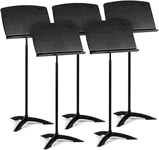Amazon.com: Wenger Corporation Classic 50 Music Stand, Set of 5 ...