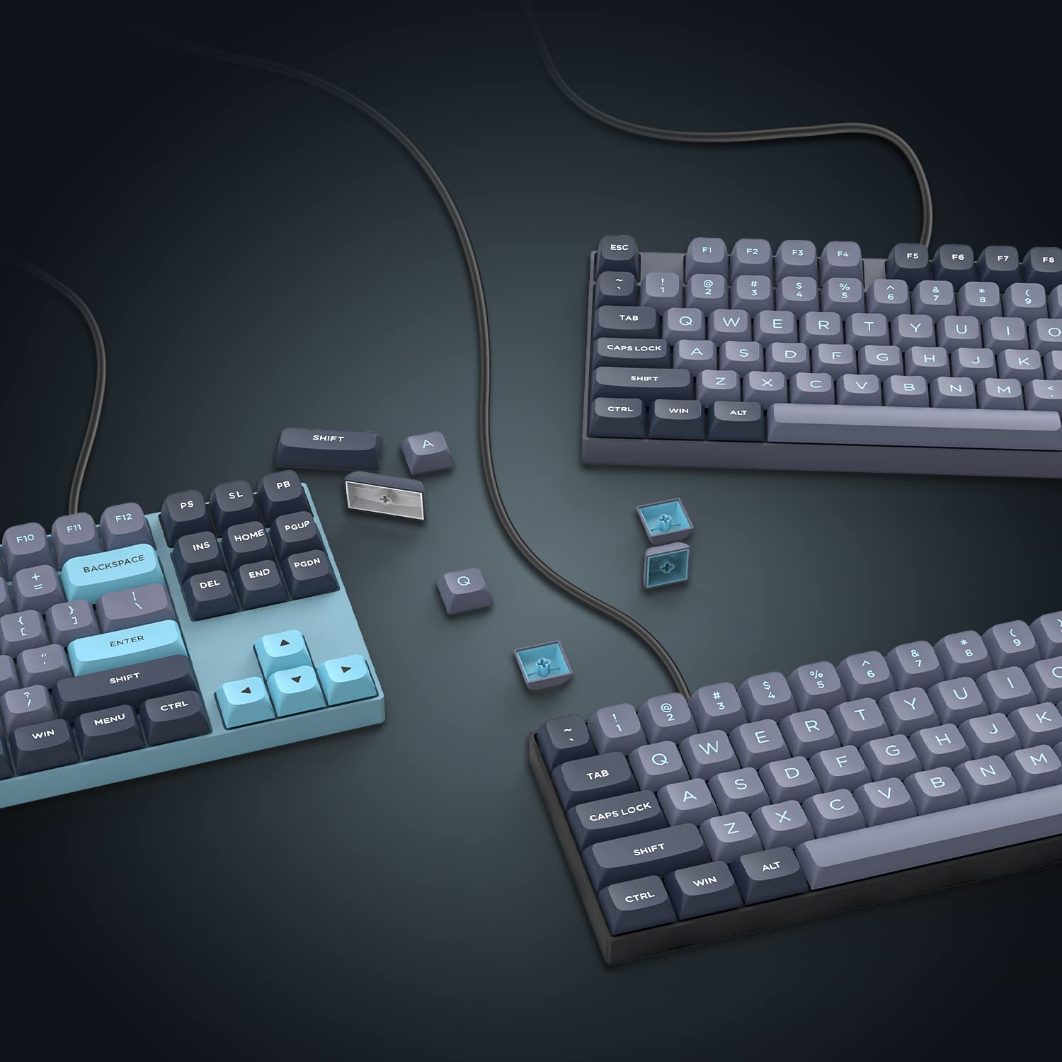 Mua Womier PBT double shot keycaps,Apollo custom keycaps,189 Key Full ...