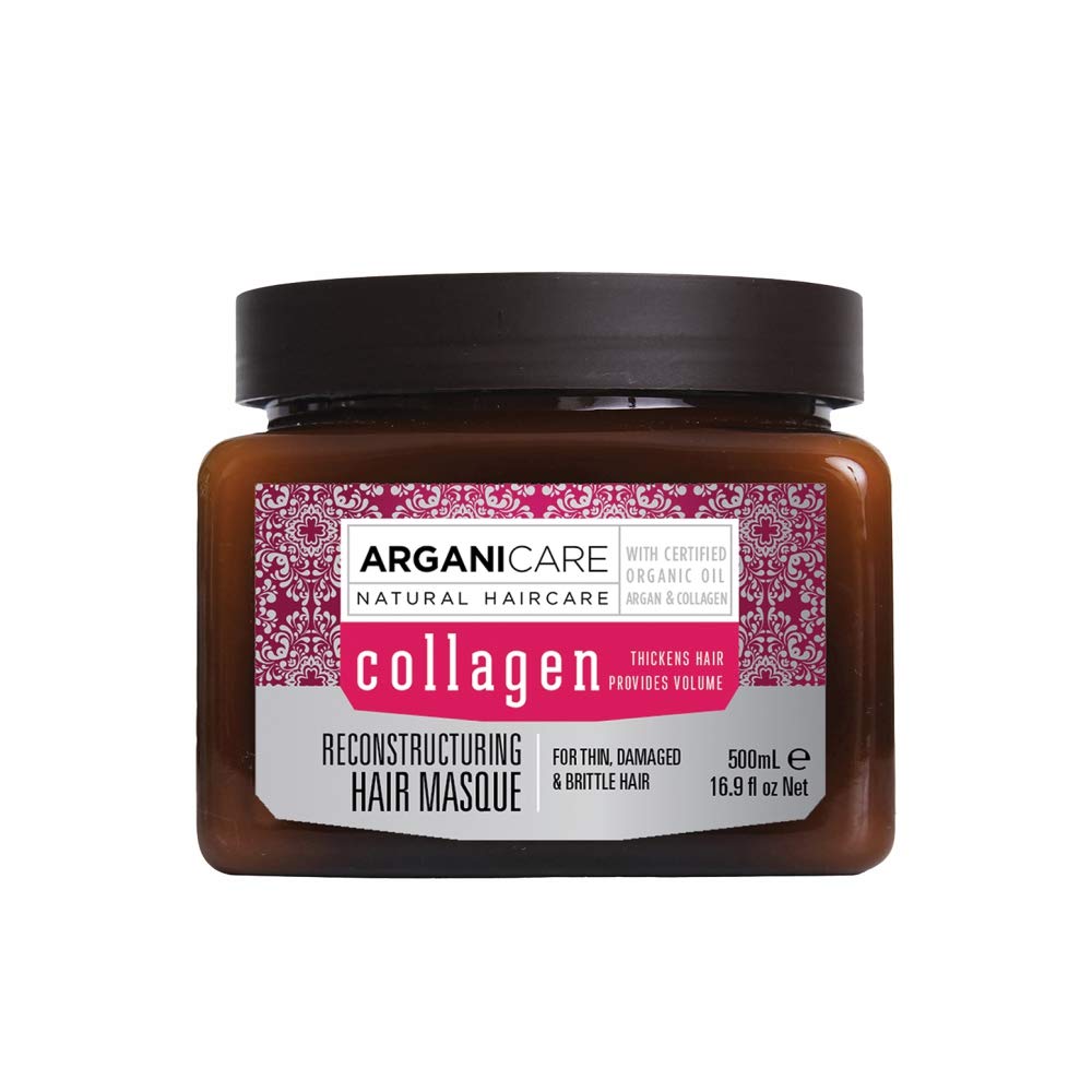 Arganicare Collagen Reconstructing Hair Masque with Certified Organic ...