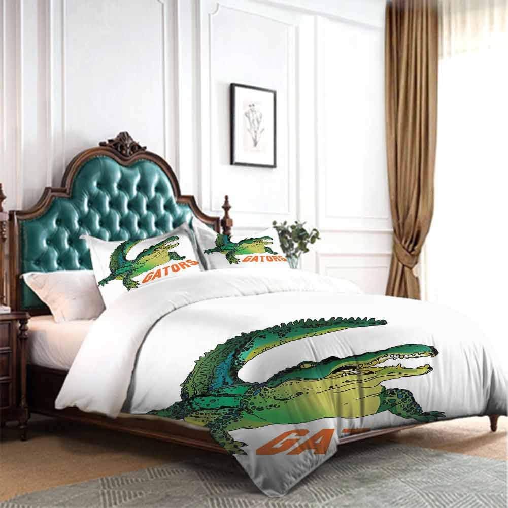 Amazon.com: dsdsgog Home Living Bedding Reptiles,Grumpy Alligator Has a ...