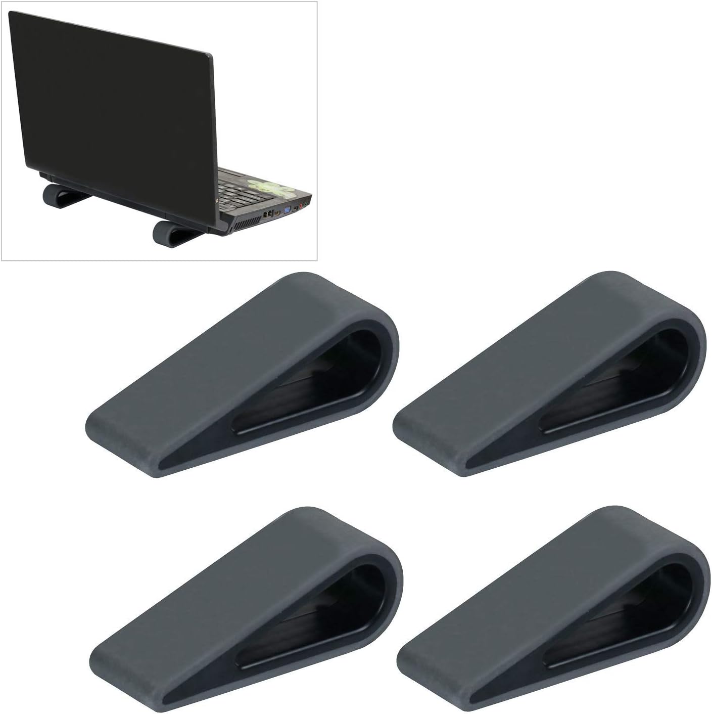 Amazon.com: Silicone Laptop Stand, Pack of 4 Portable Silicone Laptop ...