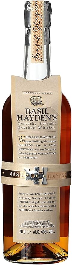 Basil Hayden's Kentucky Straight Bourbon Whiskey, 70 cl: Amazon.co.uk ...