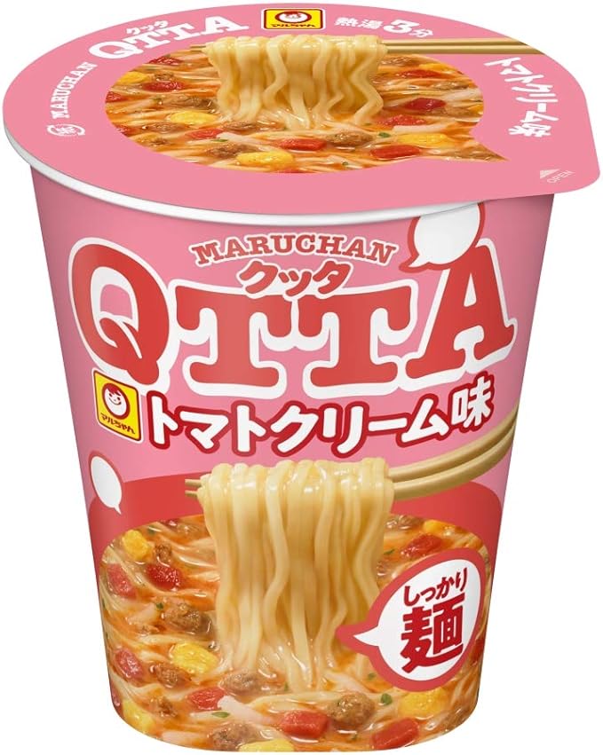 Amazon | MARUCHAN QTTA トマトクリーム味 84g ×12個 | QTTA(クッタ) | ラーメン 通販