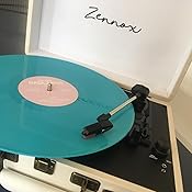 Briefcase Record Player Vinyl Turntable, Retro Style Portable Deck with ...