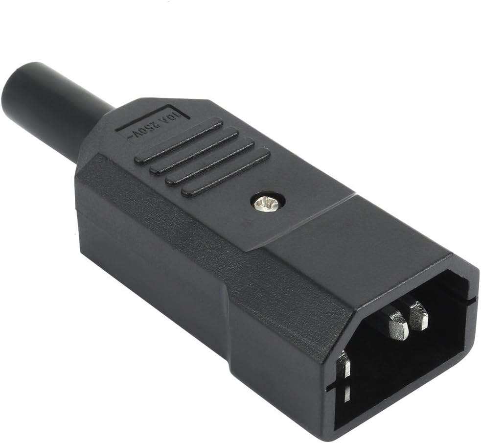 AC 250V 10A Wiederverwendbar IEC C13 3 Zink Stecker: Amazon.de: Elektronik