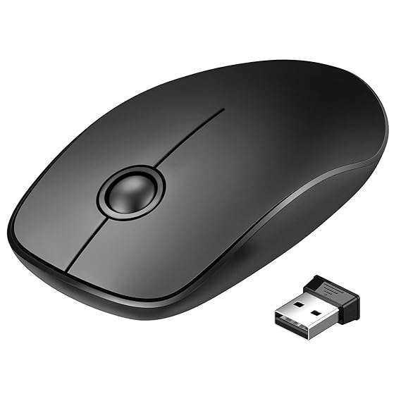 VicTsing 2.4G Slim Wireless Mouse with Nano Receiver, Noiseless and ...