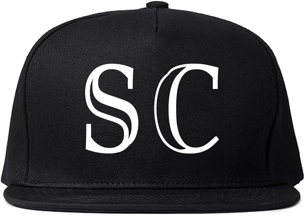 Amazon.com: SC South Carolina High Fashion Typography State Snapback ...
