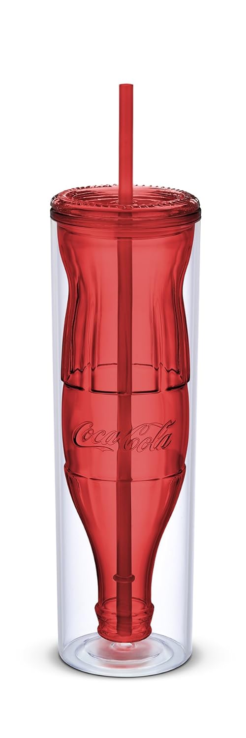 Coca-Cola Premium Double-Insulated Tumbler with lid - 14oz - upside ...