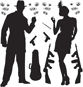 Amazon.com: Gangster Props Party Accessory (1 count) (24/Pkg): Kitchen ...