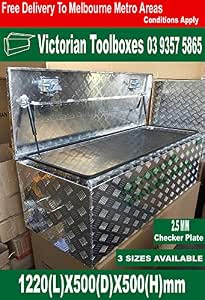 1220*500*500mm Aluminium Tool Boxes 500mm Wide Top Open door Trailer ...