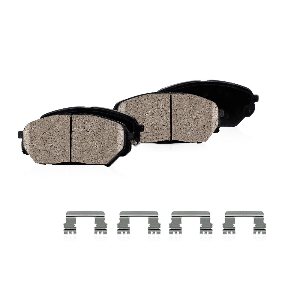 Callahan Brake Parts CPK11976 FRONT Performance Grade Quiet Low Dust [4 ...