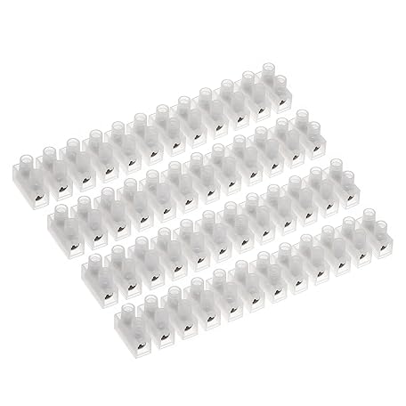 Mua AUKENIEN 3A Electrical Connector Blocks 3 Amp 12 Way White Terminal ...