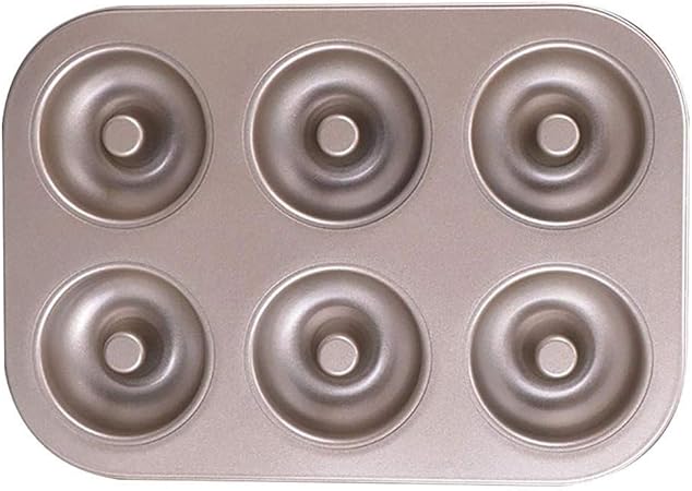 Doughnut Mould Non Stick 6 Cup Donut Tin Pans Bagel Maker Baking Tray ...