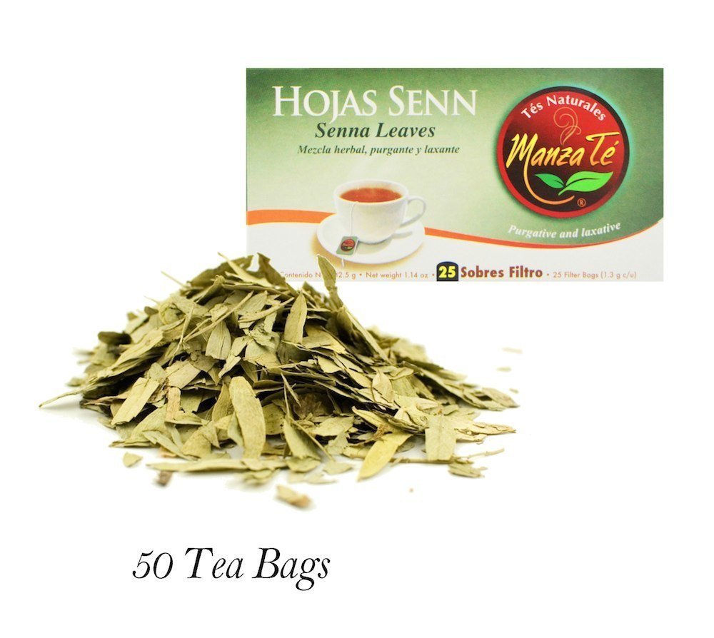 Amazon.com : ManzaTe Senn Leaves Tea, 50 Tea Bags, from Costa Rica ...