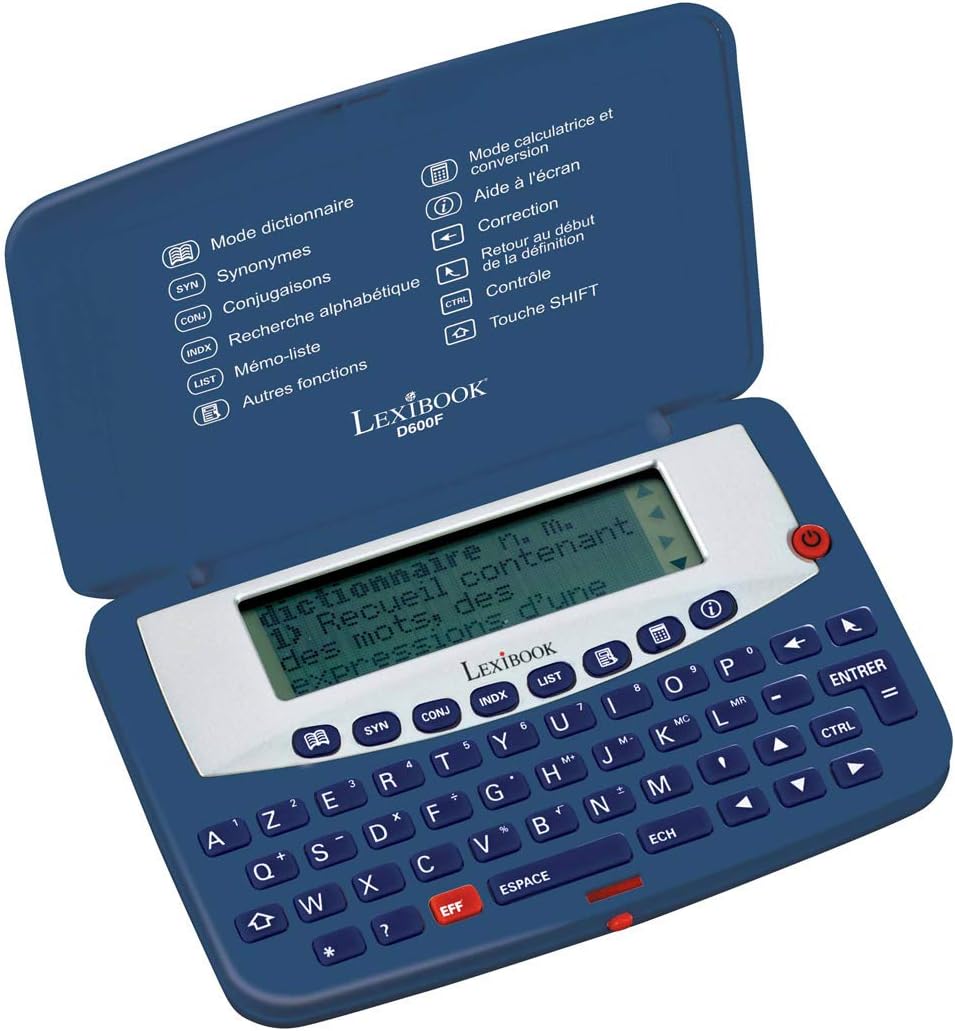 Lexibook D600F Dictionnaire électronique Bleu: Amazon.fr: Jeux et Jouets
