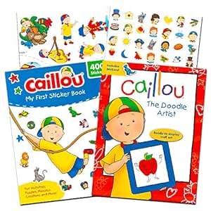 Amazon.com: Caillou Party Supplies Caillou Activity and Stickers Book ...