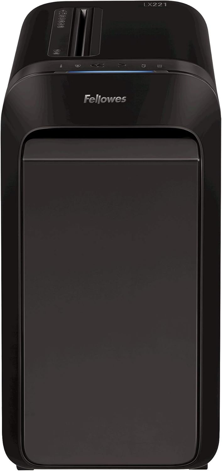 Fellowes Powershred LX221 Paper Shredder, 20 Sheet Micro-Cut Shredder for The Small/Home Office ...