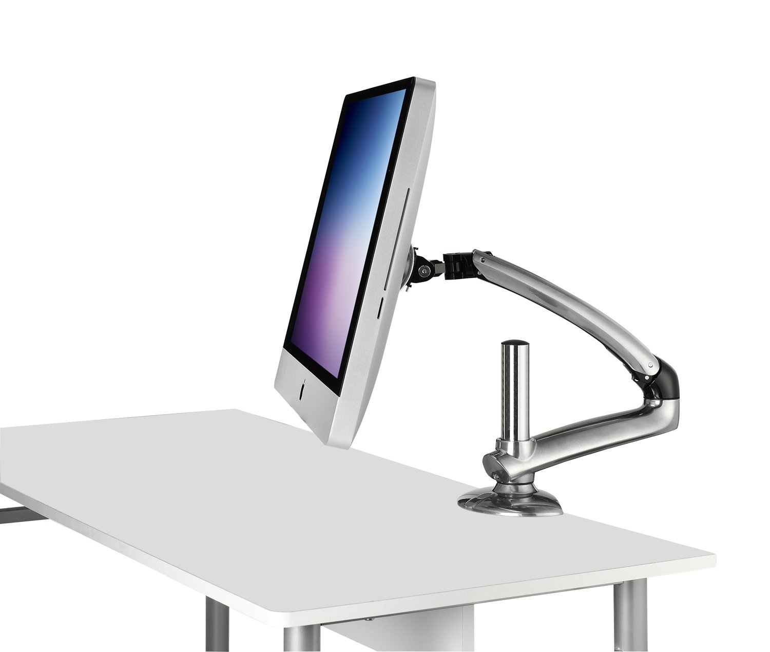 ERGOTECH Freedom Arm for iMac - Silver: Amazon.co.uk: Computers ...