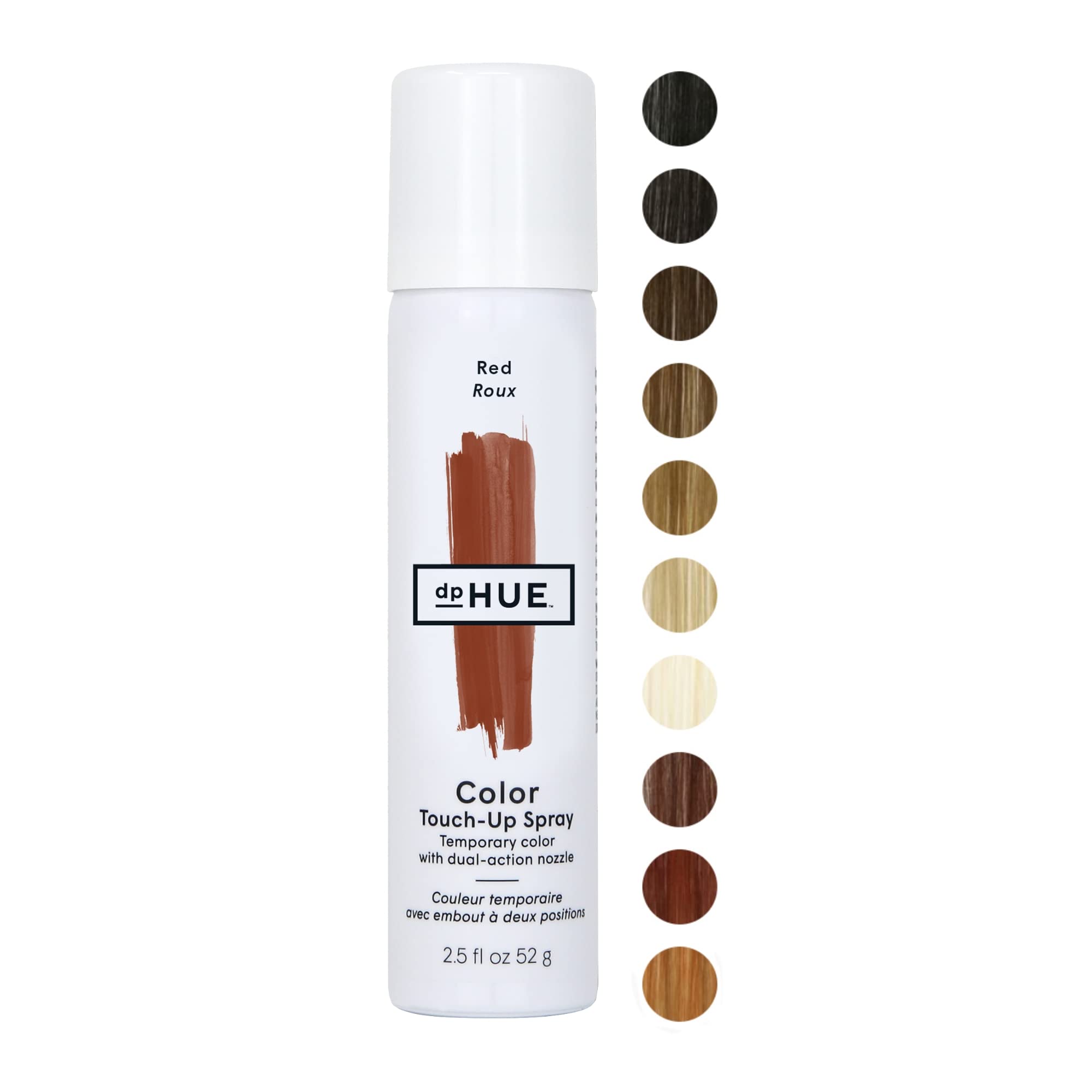 dpHUE Color Touch-Up Spray - Red, 2.5 oz - Precise Root Cover Up with ...