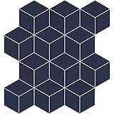 The Tiles Plaza Rhombus Backsplash Tile for Kitchen Peel and Stick ...