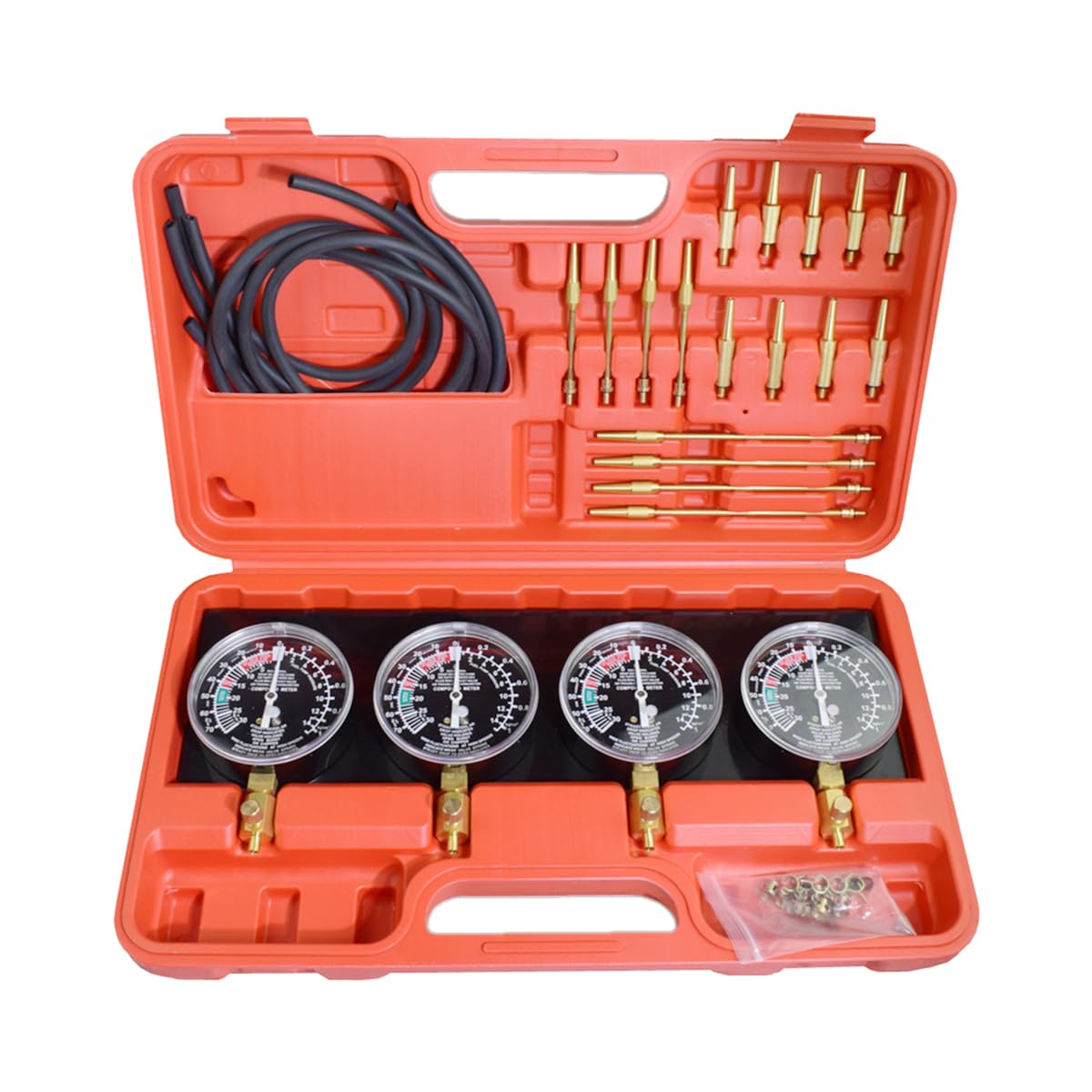 Alltooetools Universal Vacuum Carburetor Synchronization Balancer Gauge ...