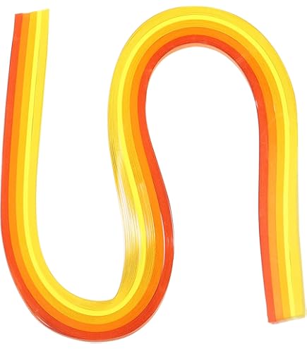 PATIKIL 480-Pack Rainbow Quilling Paper Strips - 540mm X 5mm Gradient ...
