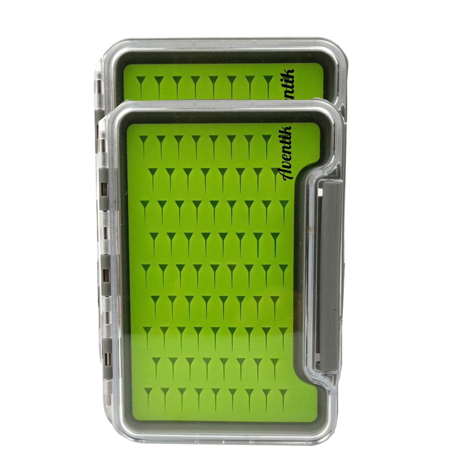Aventik Fly Fishing Boxes Silicone Super Slim Fishing Storage Fishing ...