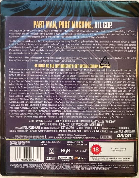 RoboCop - Director's Cut Special Edition [4K UHD] on Galleon Philippines