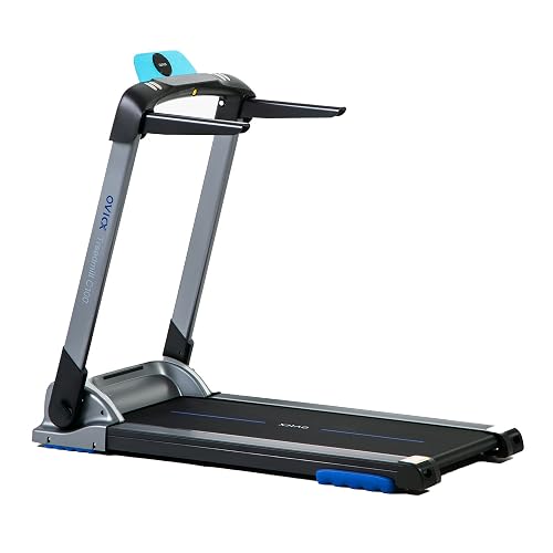 OVICX Portable Foldable Compact Home Treadmill with Shock Absorption ...