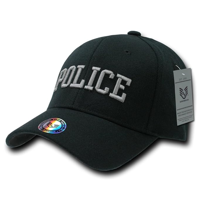 Rapiddominance Police FitAll Flex Cap, Black, Large/X-Large: Amazon.in ...