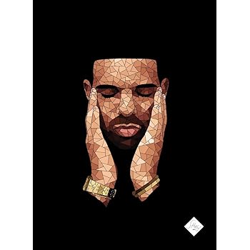 Amazon.com: Drake Poster Hip Hop Rap Artist Room Wall Decor High ...