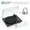 Vinyl Record Player Turntable with Bluetooth Output,USB Recording ...