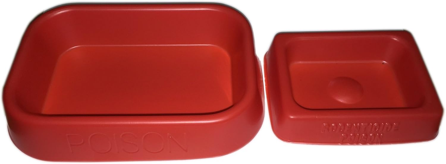 Rodent Trays - Pest control - Rat & Mouse Poison Bait tray - 50 Large & 50 Small: Amazon.co.uk ...