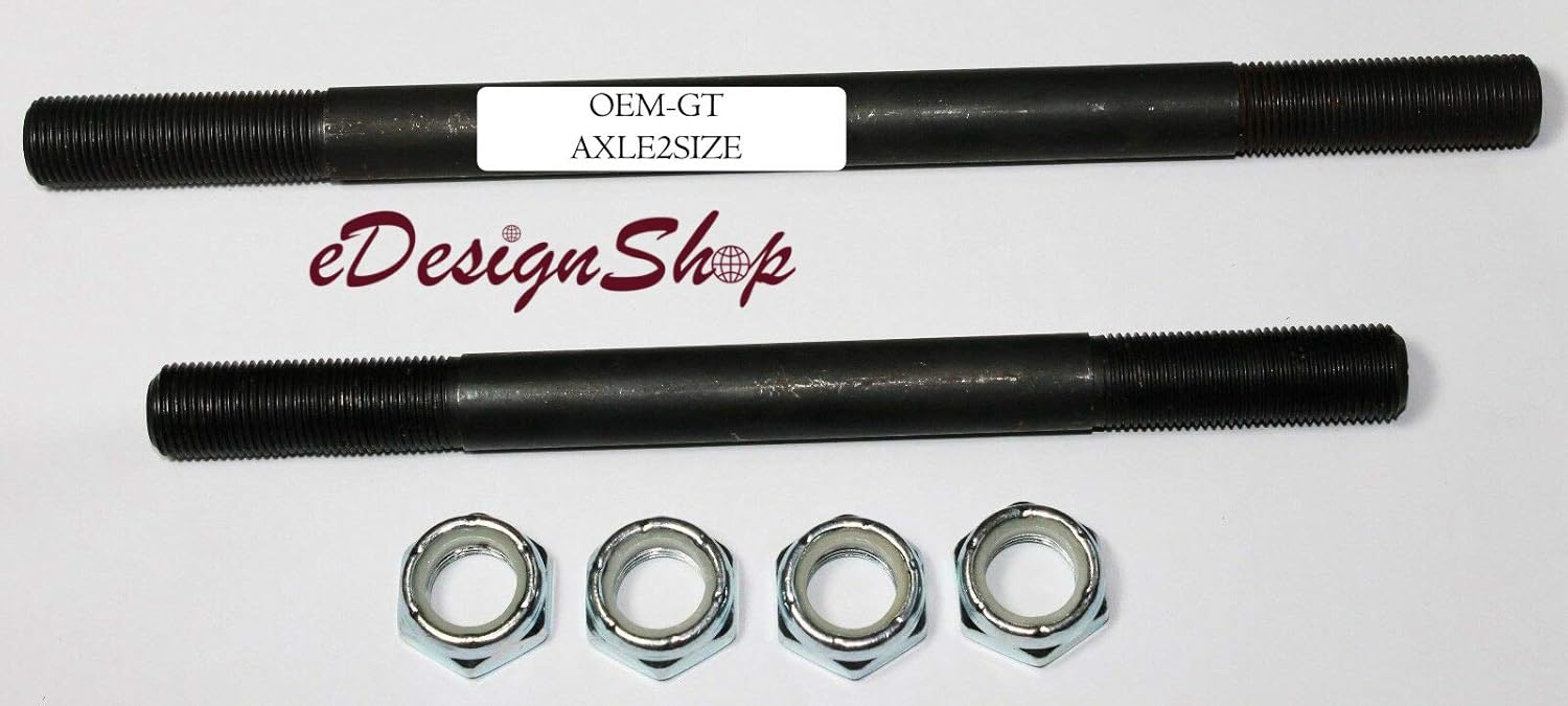 Amazon.com: Mini Bike Axle Kit For Front And Rear With Lock Nuts.USA ...