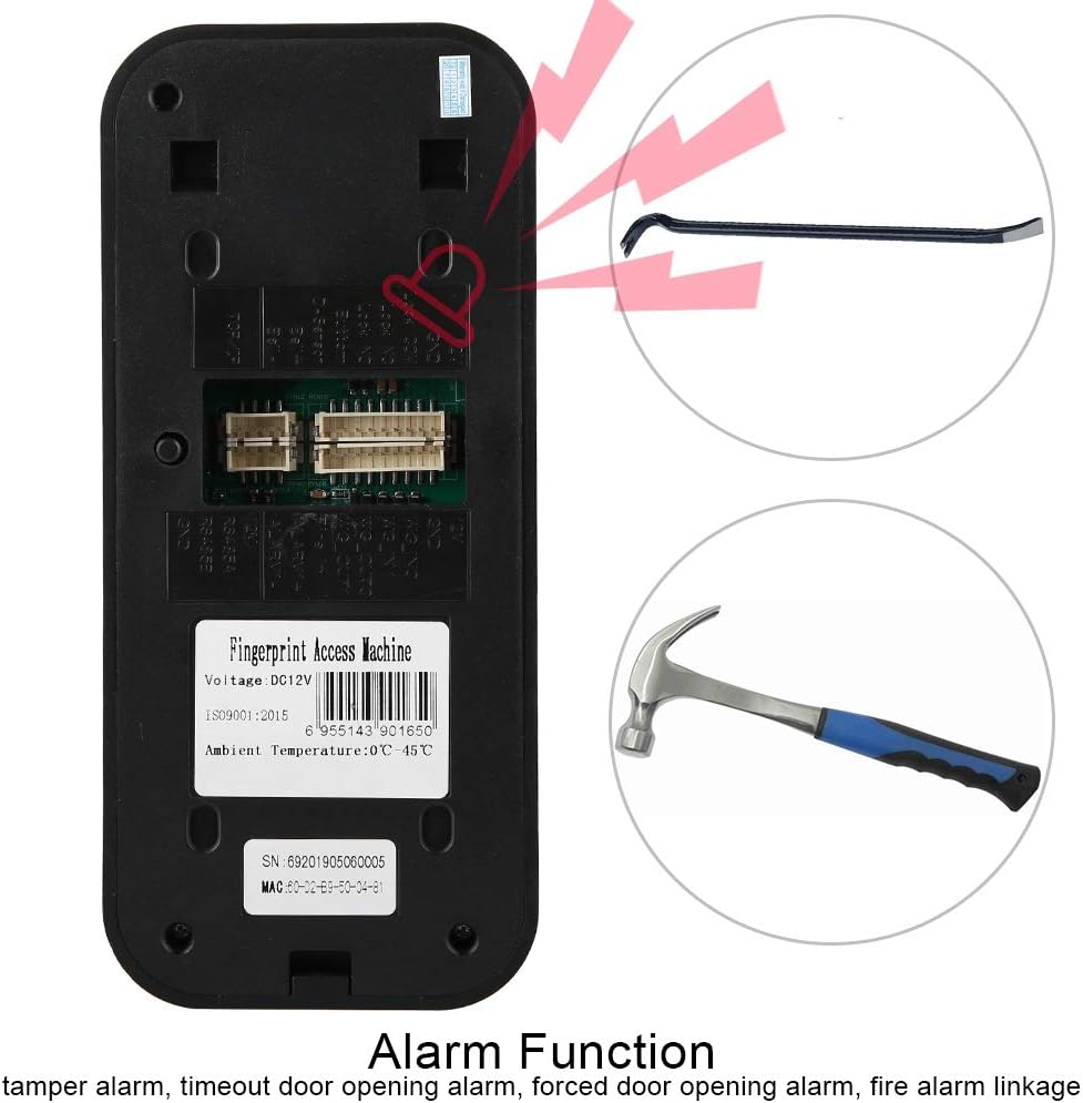 Fingerprint + Password + Card Access Control System,2.4寸TFT HD Color ...