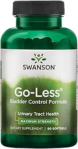 Amazon.com: Swanson Go-Less Bladder Control Formula - Promotes Urinary ...