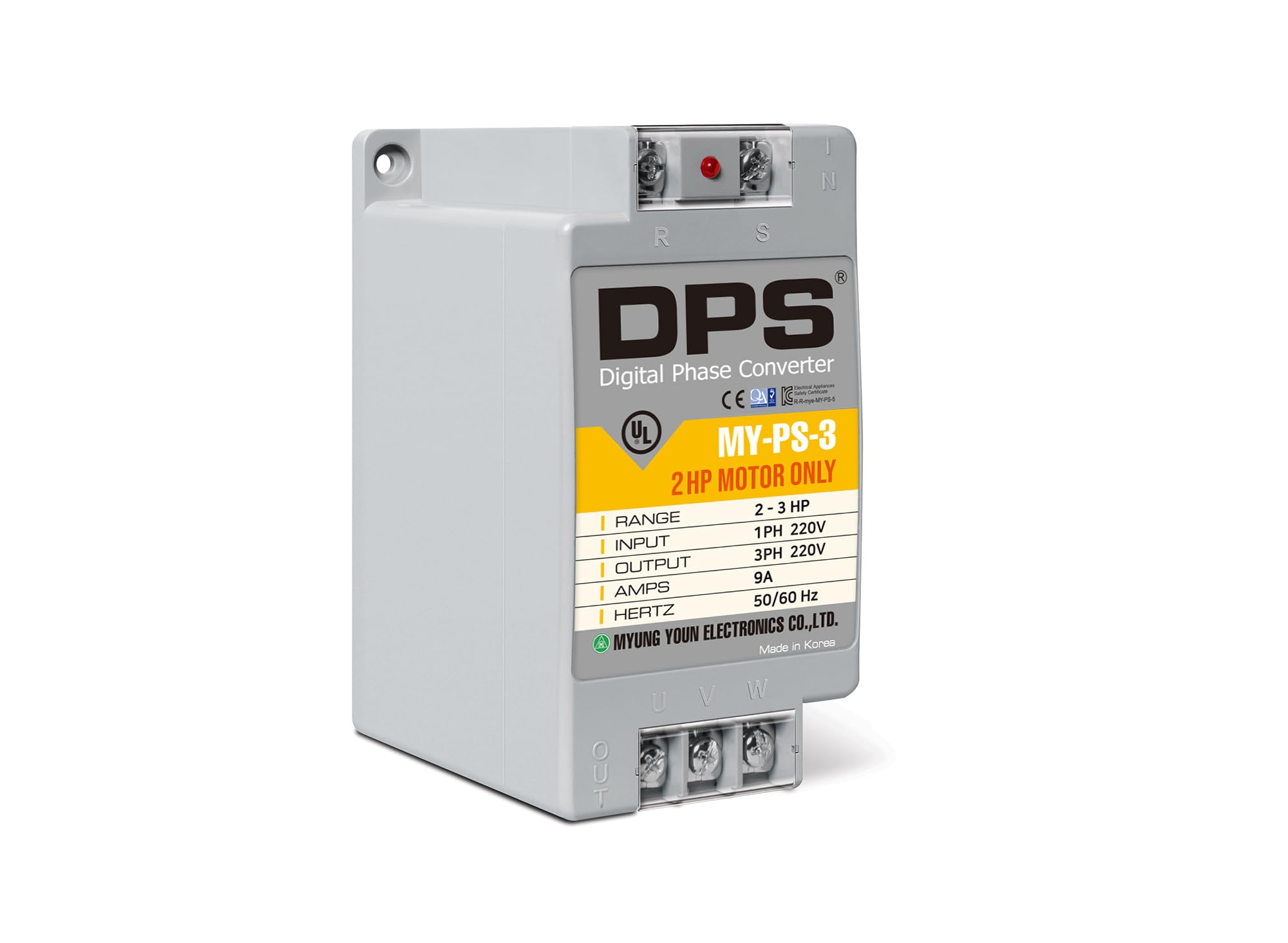 Mua DPS Capacity 3HP 9A 220V, Single-Phase to 3-Phase Converter, My-PS-3 Must Be Only Used for ...