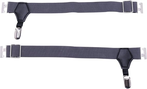 dPois Herren Strumpfhalter Socke Straps Basic Strumpfbänder Hosenträger ...