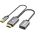 Amazon.com: THANDBLE Active HDMI to DisplayPort Adapter (4K@60Hz), Uni-Directional HDMI (Source ...