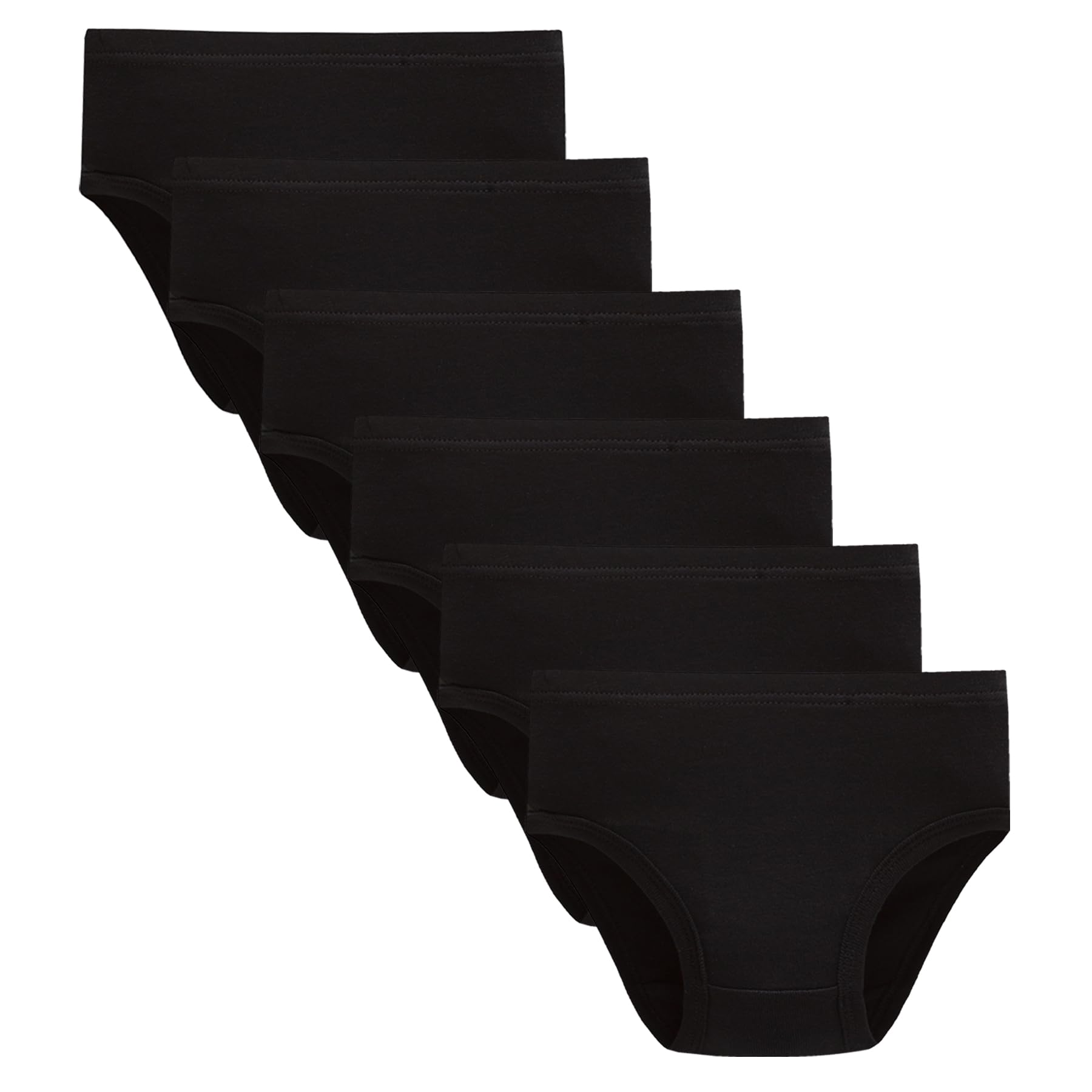 Winging Day Packs Of 6 Big Girls Panties Solid Black Underwear Size 12 For Sale Las Vegas Nv