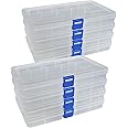 Amazon.com: DUOFIRE Plastic Organizer Container Storage Box Adjustable ...