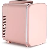 Amazon.com: Simple Deluxe Mini Fridge, 4L/6 Can Portable Cooler ...