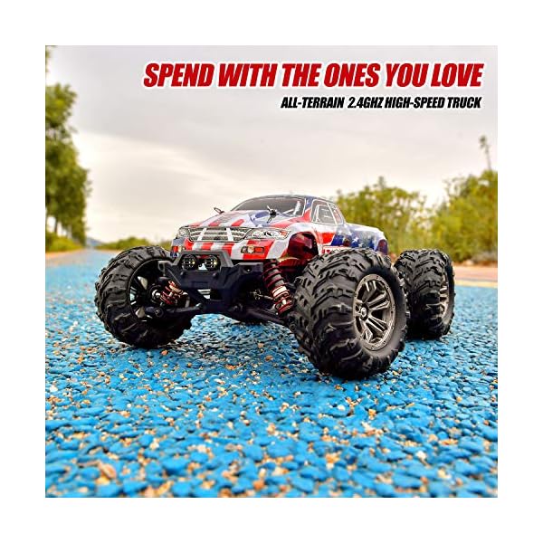 BEZGAR 6 Hobbyist Grade 1:16 Scale Remote Control Truck, 4WD High Speed ...