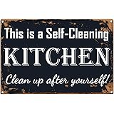Amazon.com: PXIYOU This is a Self-Cleaning Kitchen Clean Up After ...