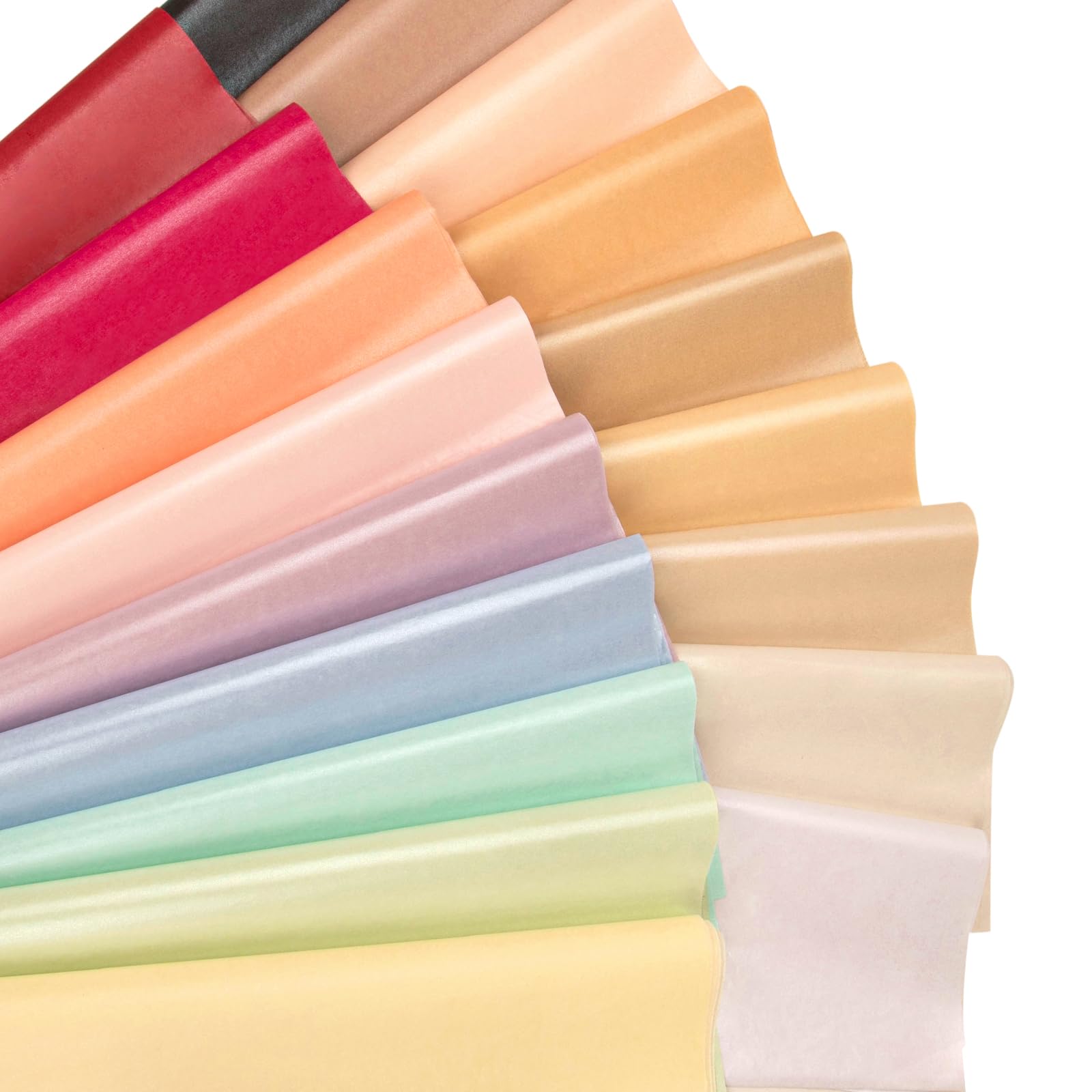 90 Sheets Tissue Paper 18 Metallic Color for Gift Bags, 20 x14 Inches ...