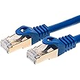 Amazon.com: Cables Direct Online 50FT S/FTP CAT7 Gold Plated Shielded ...